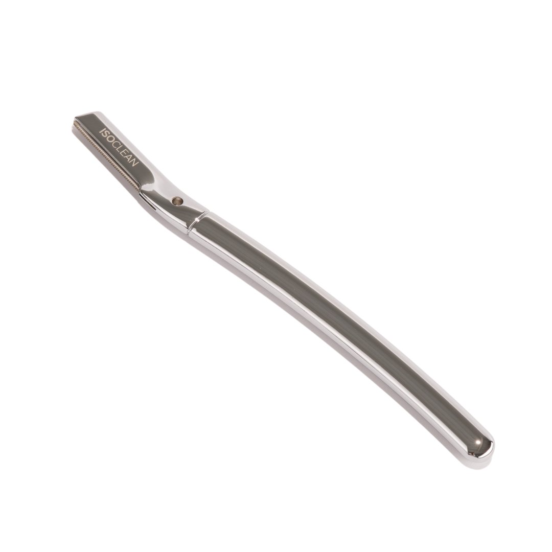 ISOCLEAN Facial Dermablade Razor With 6 Blades - Professional Hair Rem ...